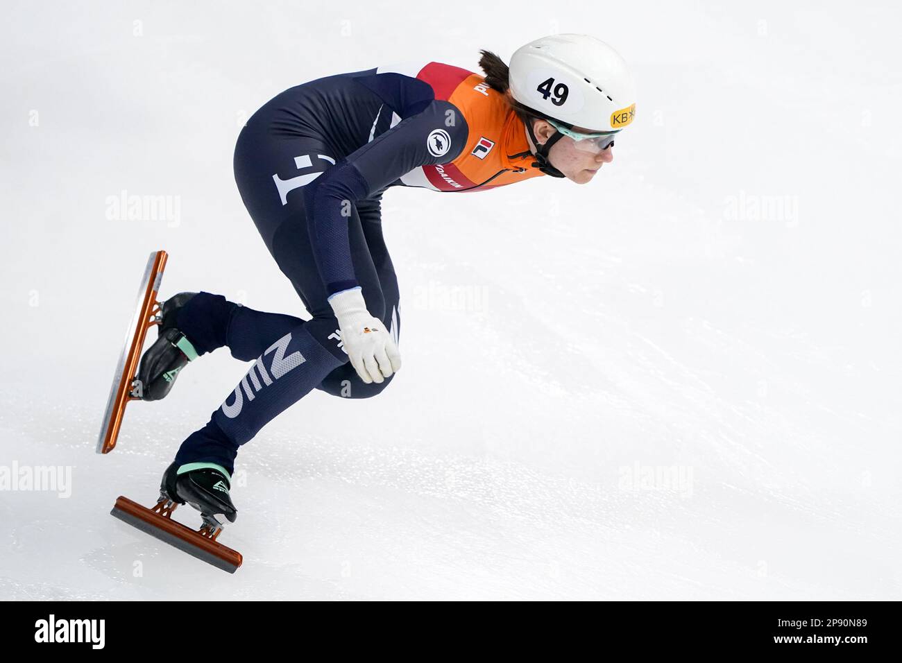 SEOUL, KOREA - MARCH 10: Selma Poutsma of the Netherlands competing on ...