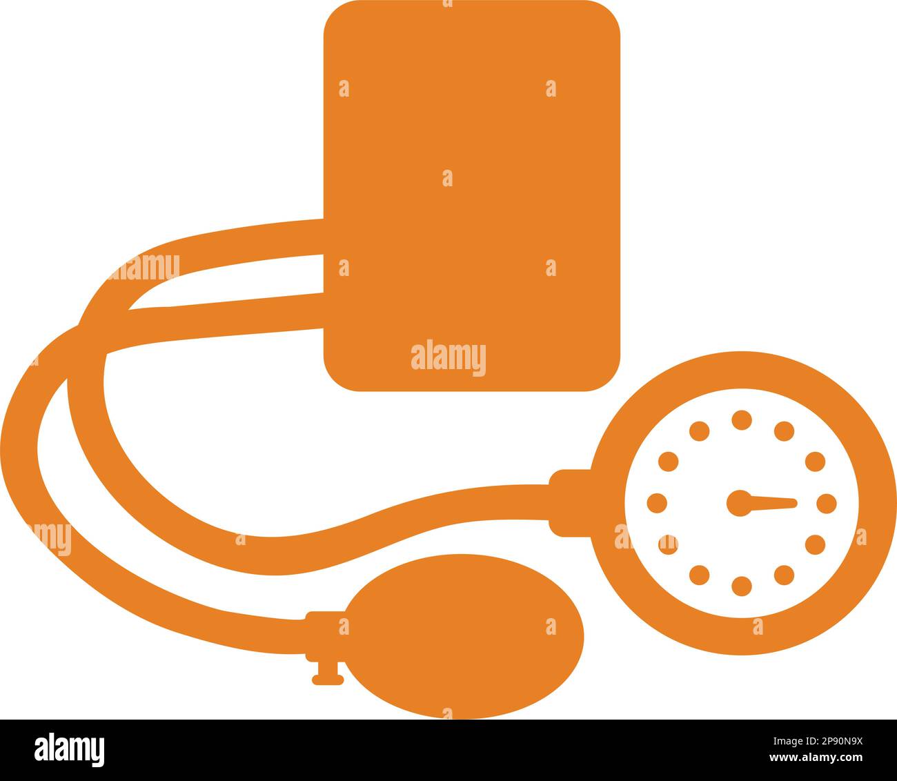 Blood pressure measurement icon, vector graphics for various use Stock ...
