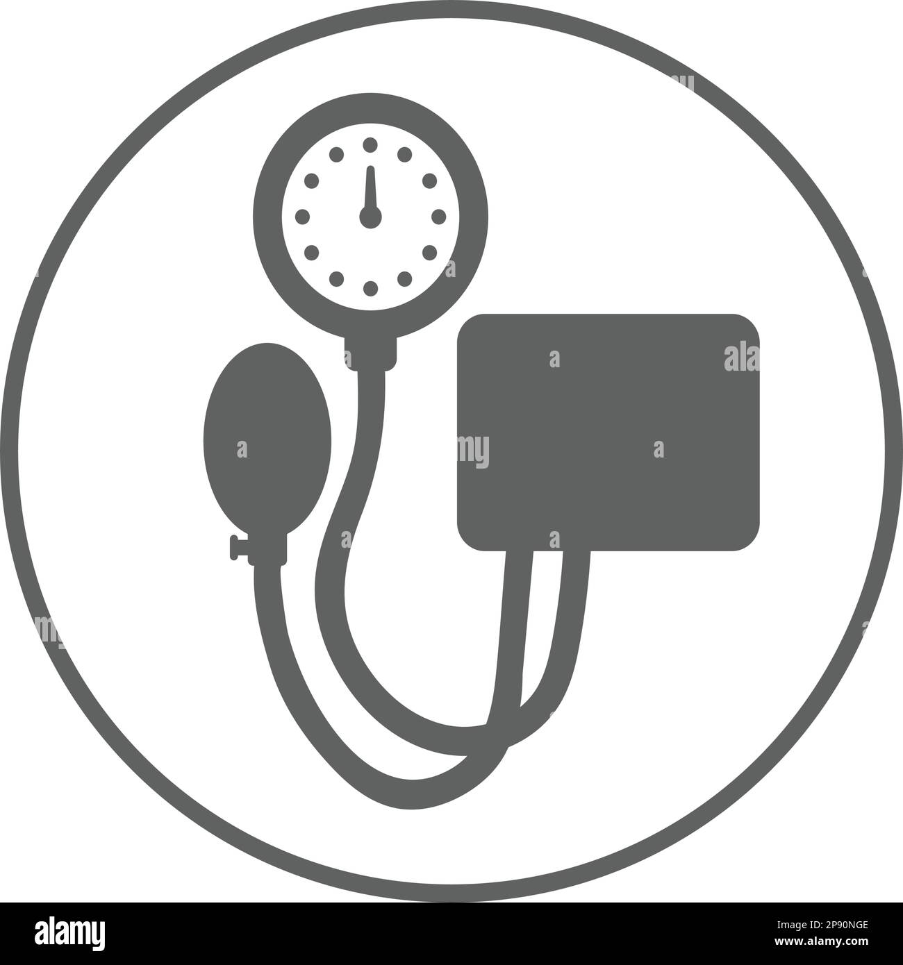 Blood Pressure Kit icon, vector graphics. Beautiful design and fully ...