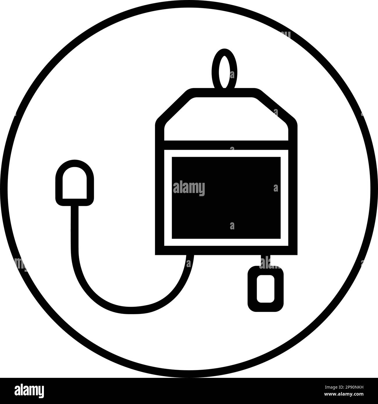 Blood Transfusion icon, vector graphics. Use for commercial, print ...