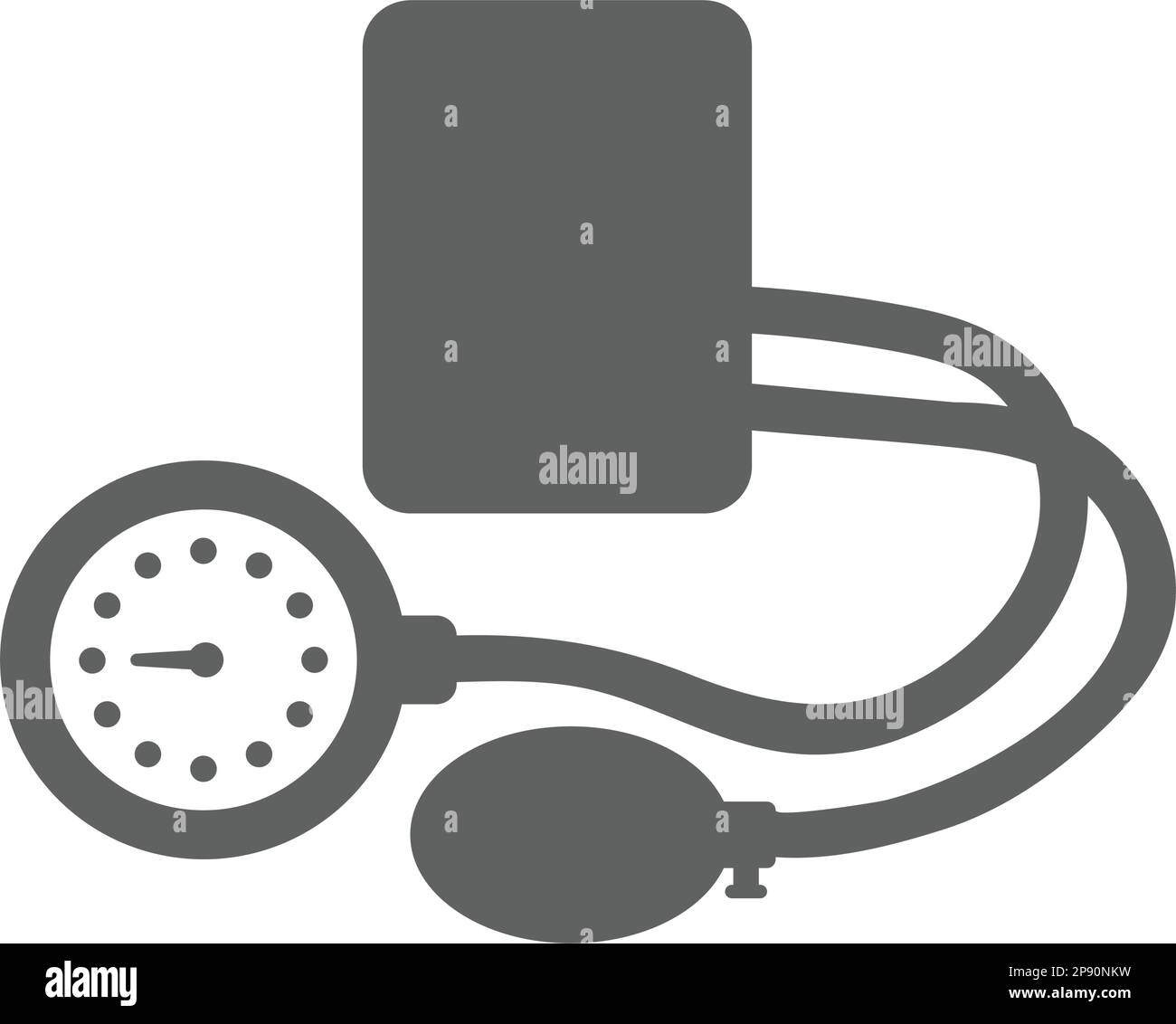 Blood pressure measurement icon, vector graphics for various use Stock ...