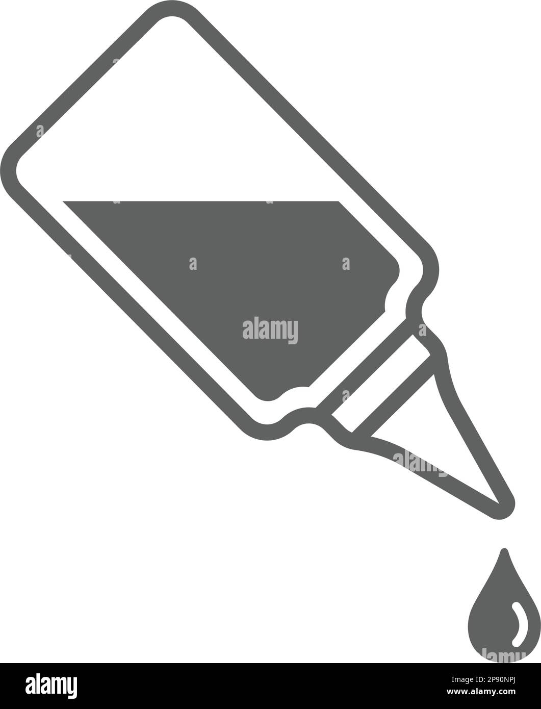 Chemical Dropper icon, vector graphics for various use Stock Vector ...