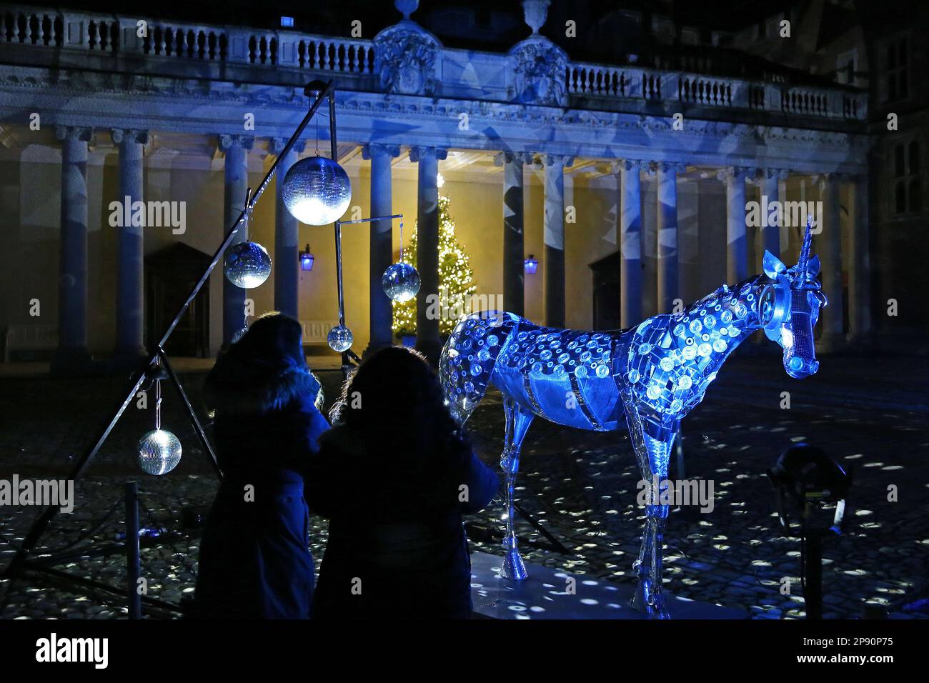 Palace of Light 2022 - illuminated display based on the 'King's Beasts ...