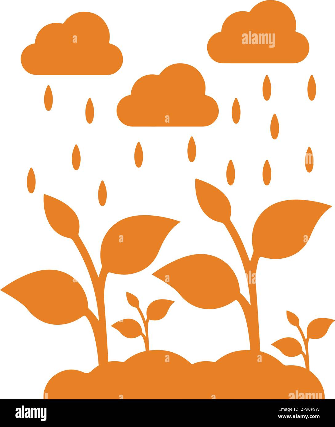 Cloud, tree, rain icon. Beautiful, meticulously designed icon. Well ...