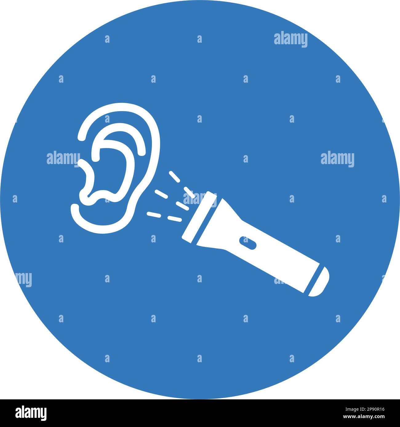 Equipment, medical torchlight icon. vector graphics for various use ...