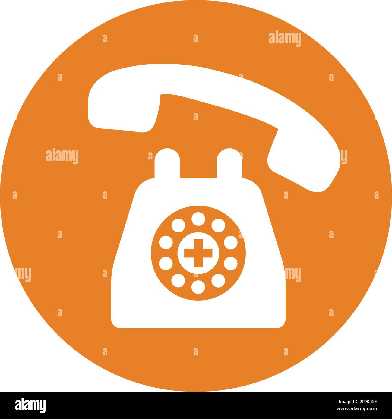 Telephone icon, vector graphics. Beautiful design and fully editable ...