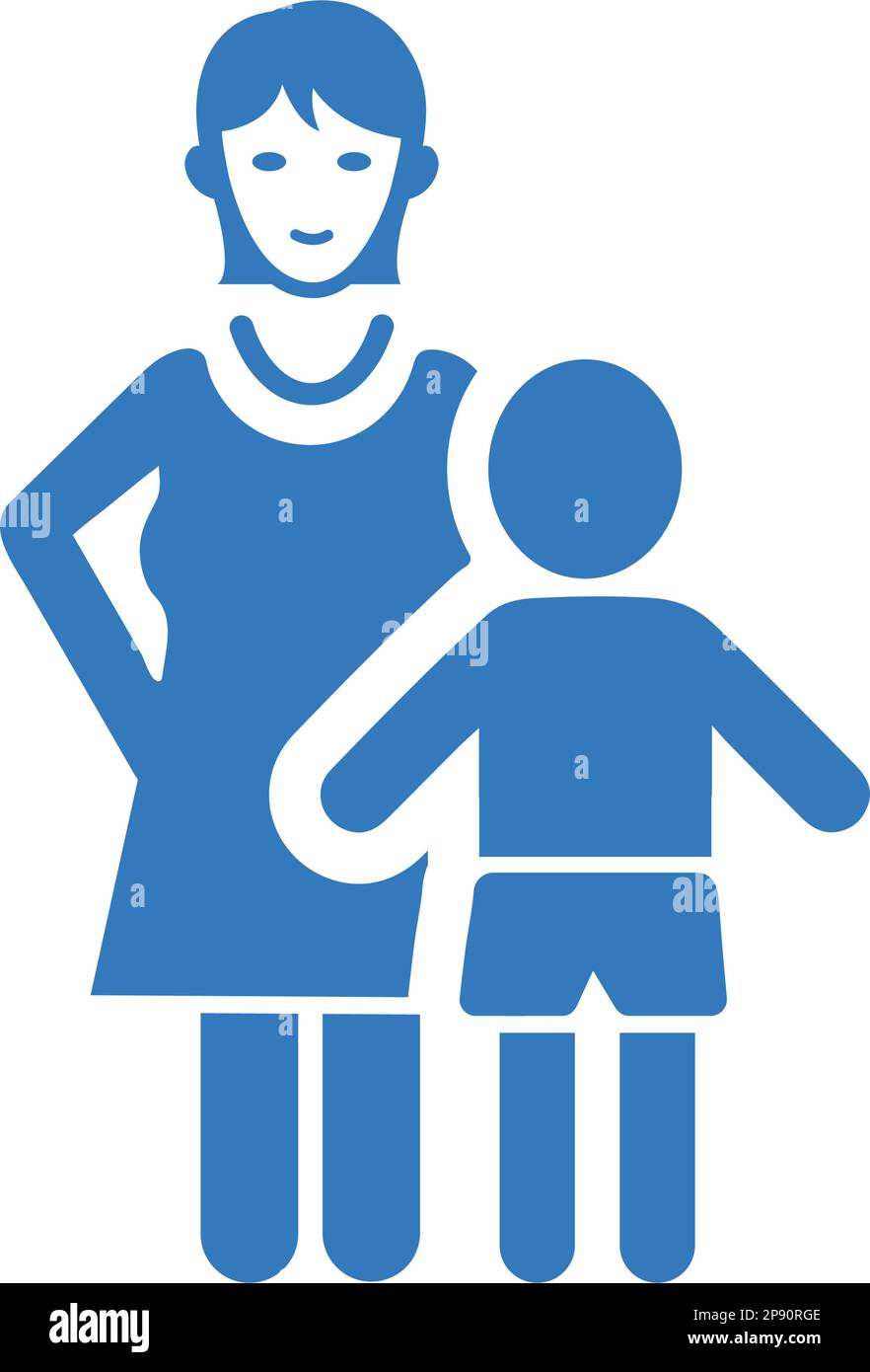 Pediatrics, child care icon, vector graphics for various use Stock ...