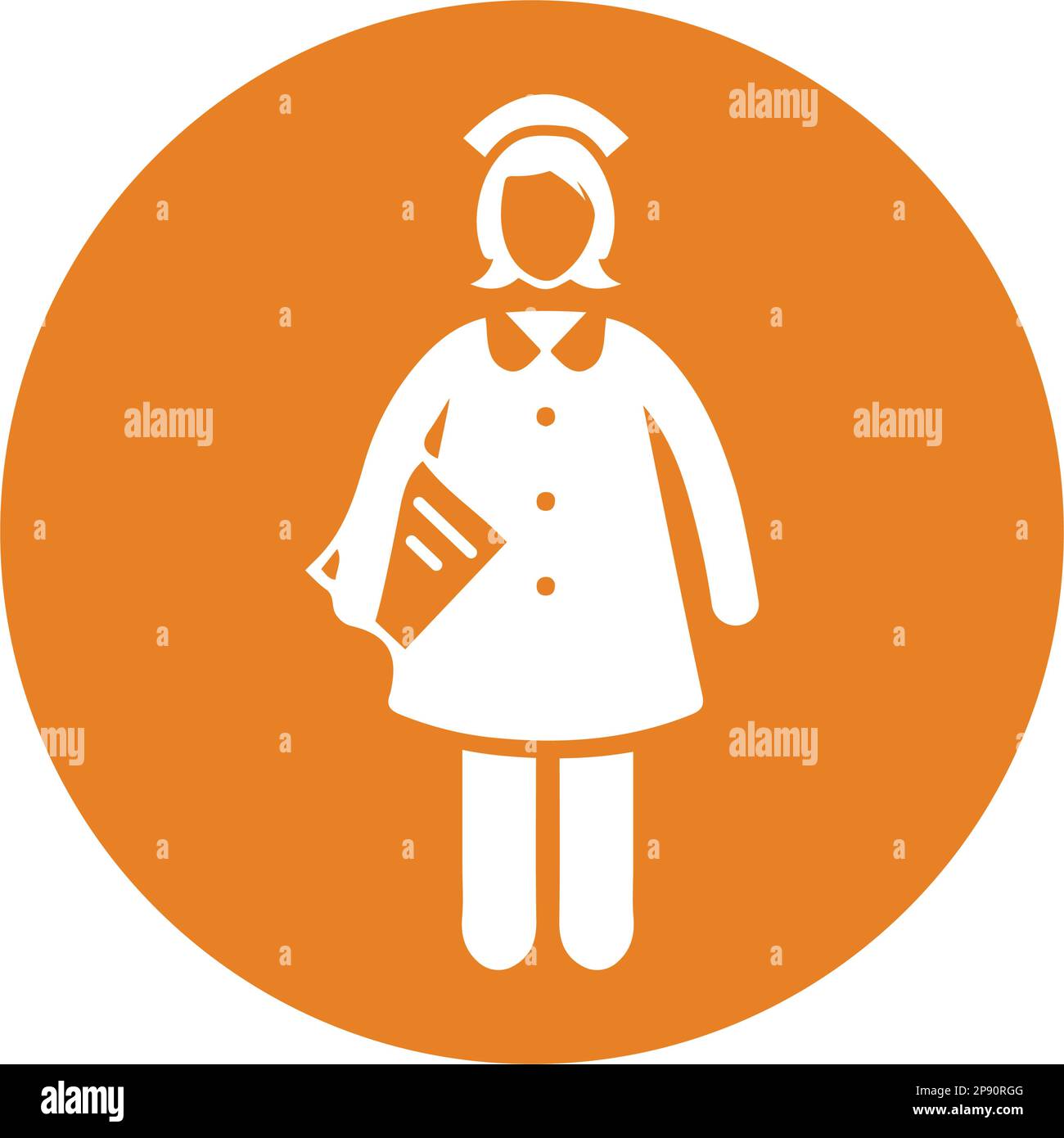 Female Doctor, Nurse Icon / Vector Graphics. Beautiful design and fully ...