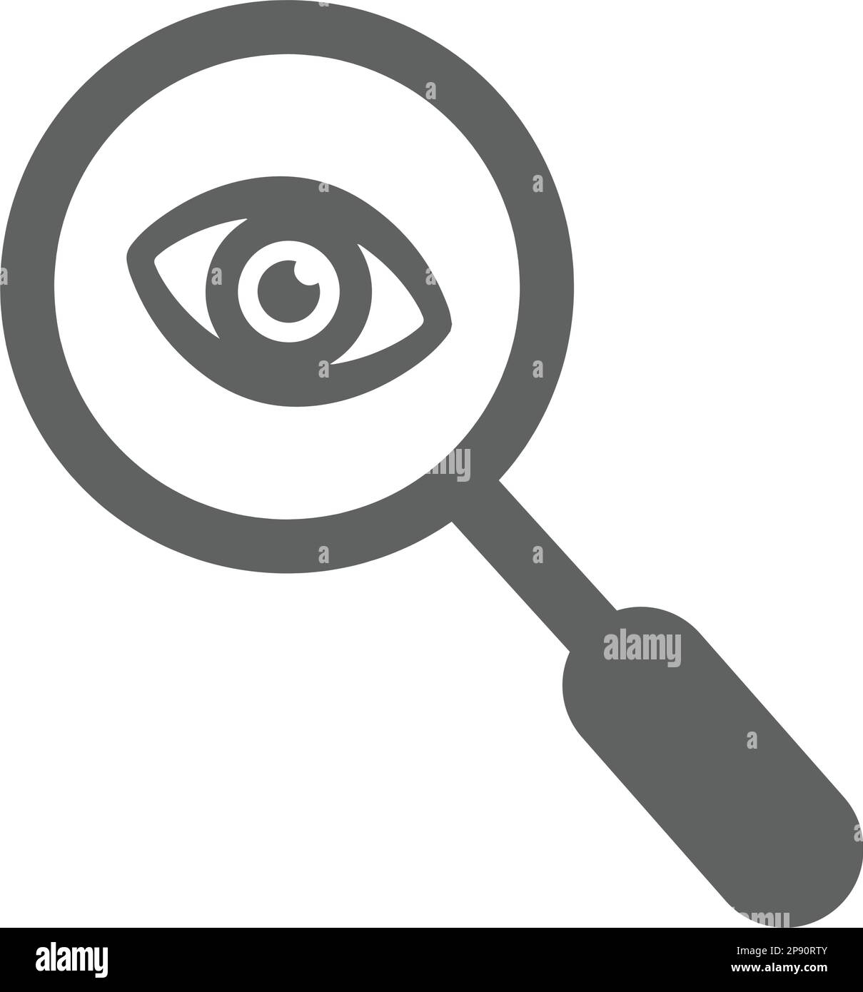 Eye searching icon / vector graphics, vector graphics for various use ...