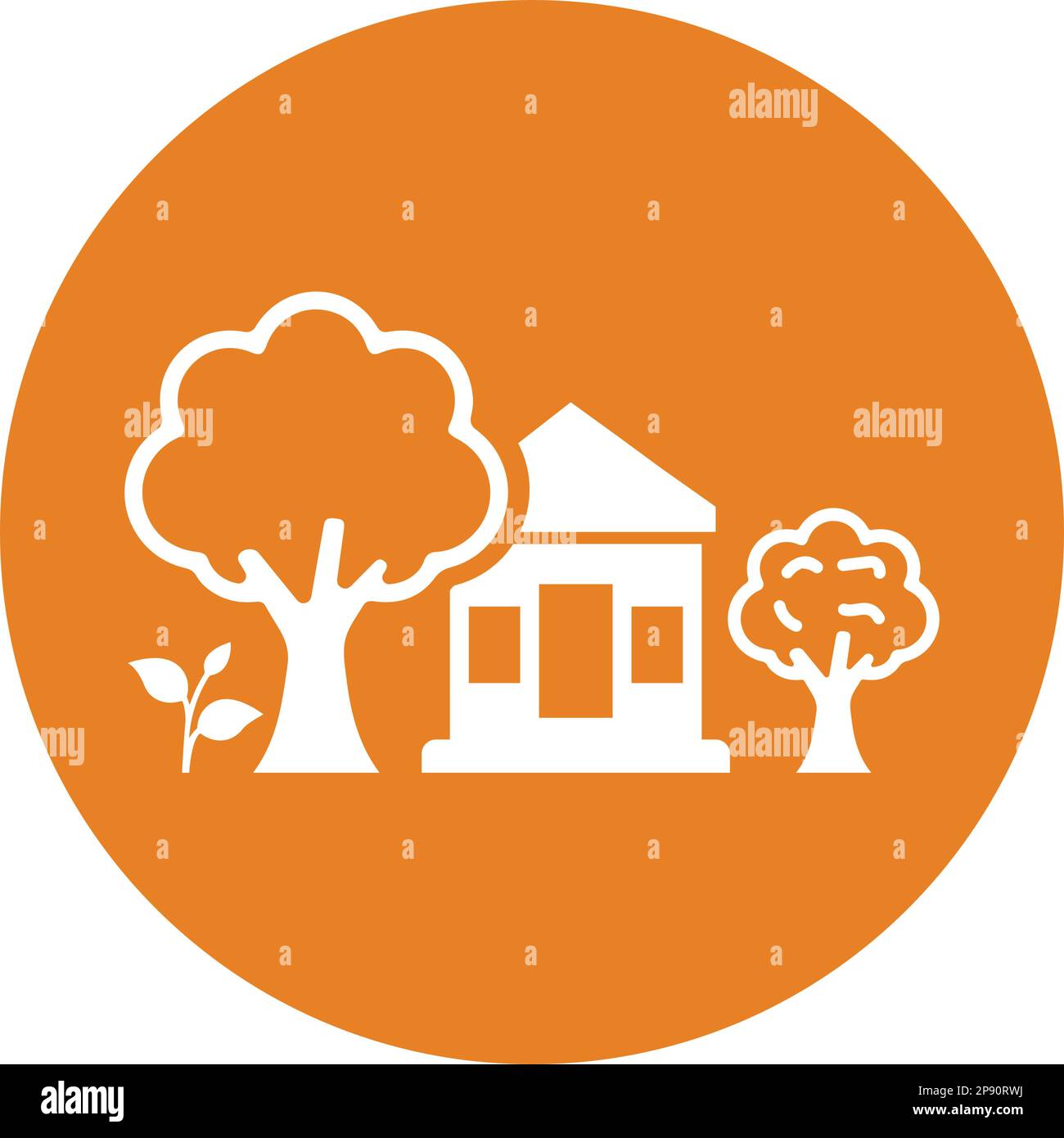 Tree house icon hi-res stock photography and images - Alamy