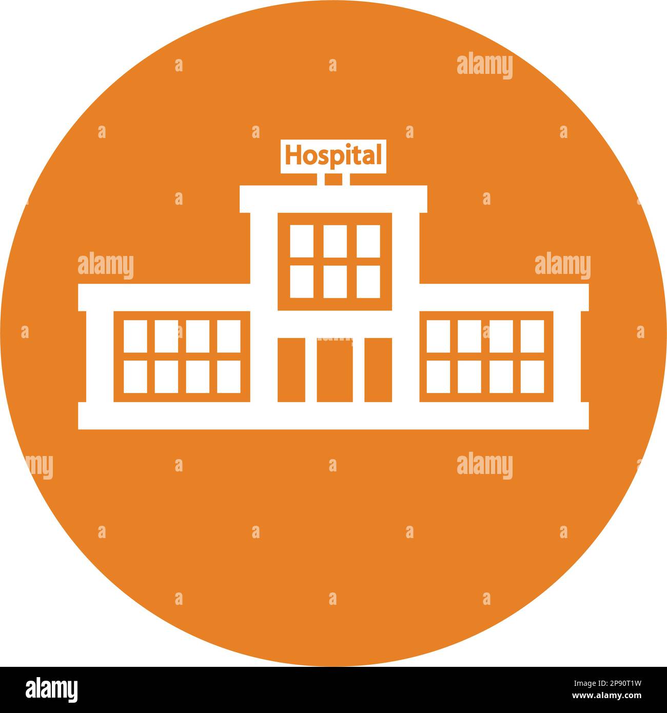Clinic, Hospital icon / vector graphics. Use for commercial, print ...