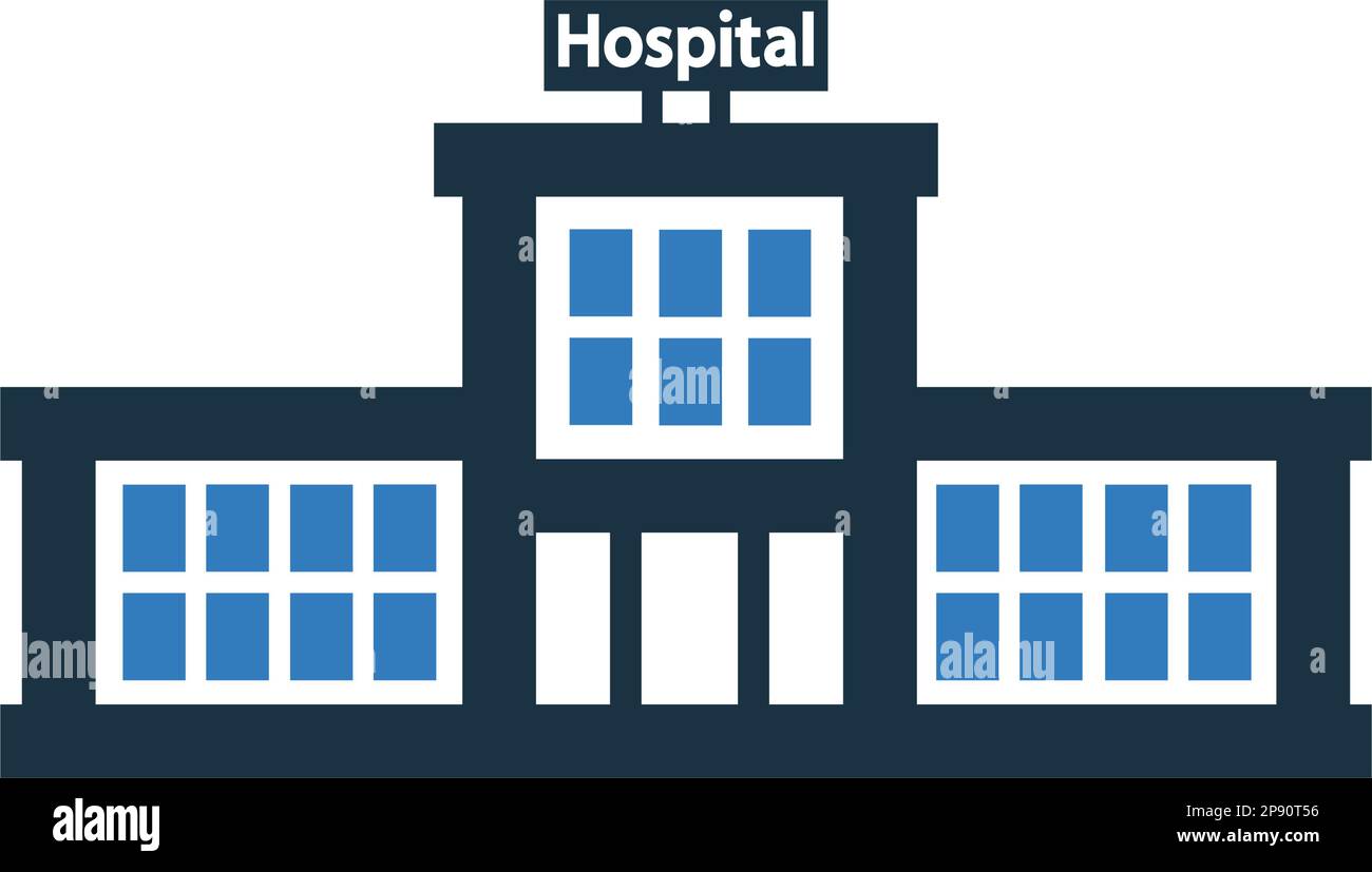 Clinic, Hospital icon / vector graphics. Use for commercial, print ...