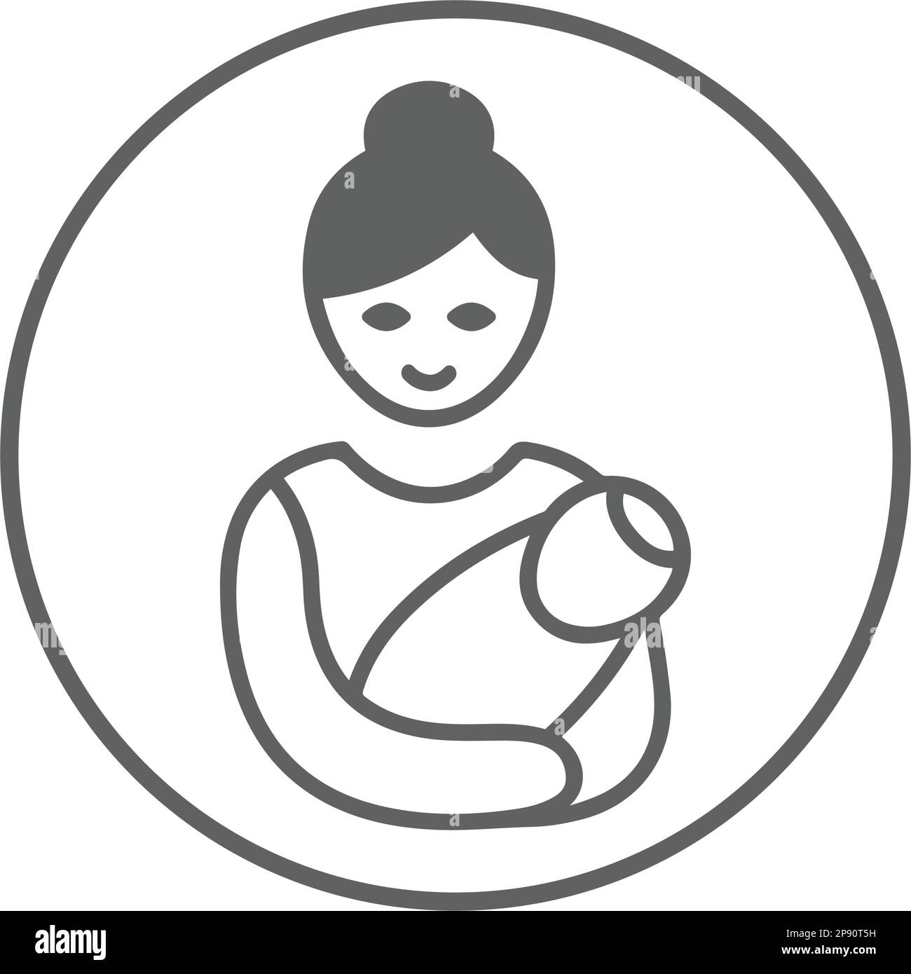 Postnatal Care & Support icon, vector graphics for various use Stock ...