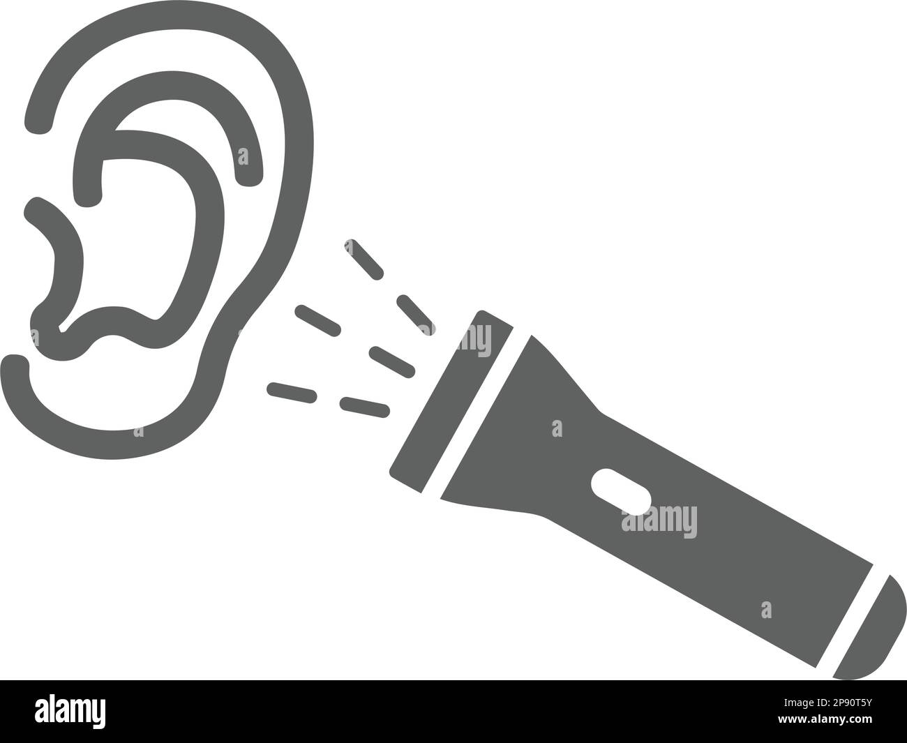 Equipment, medical torchlight icon. vector graphics for various use ...