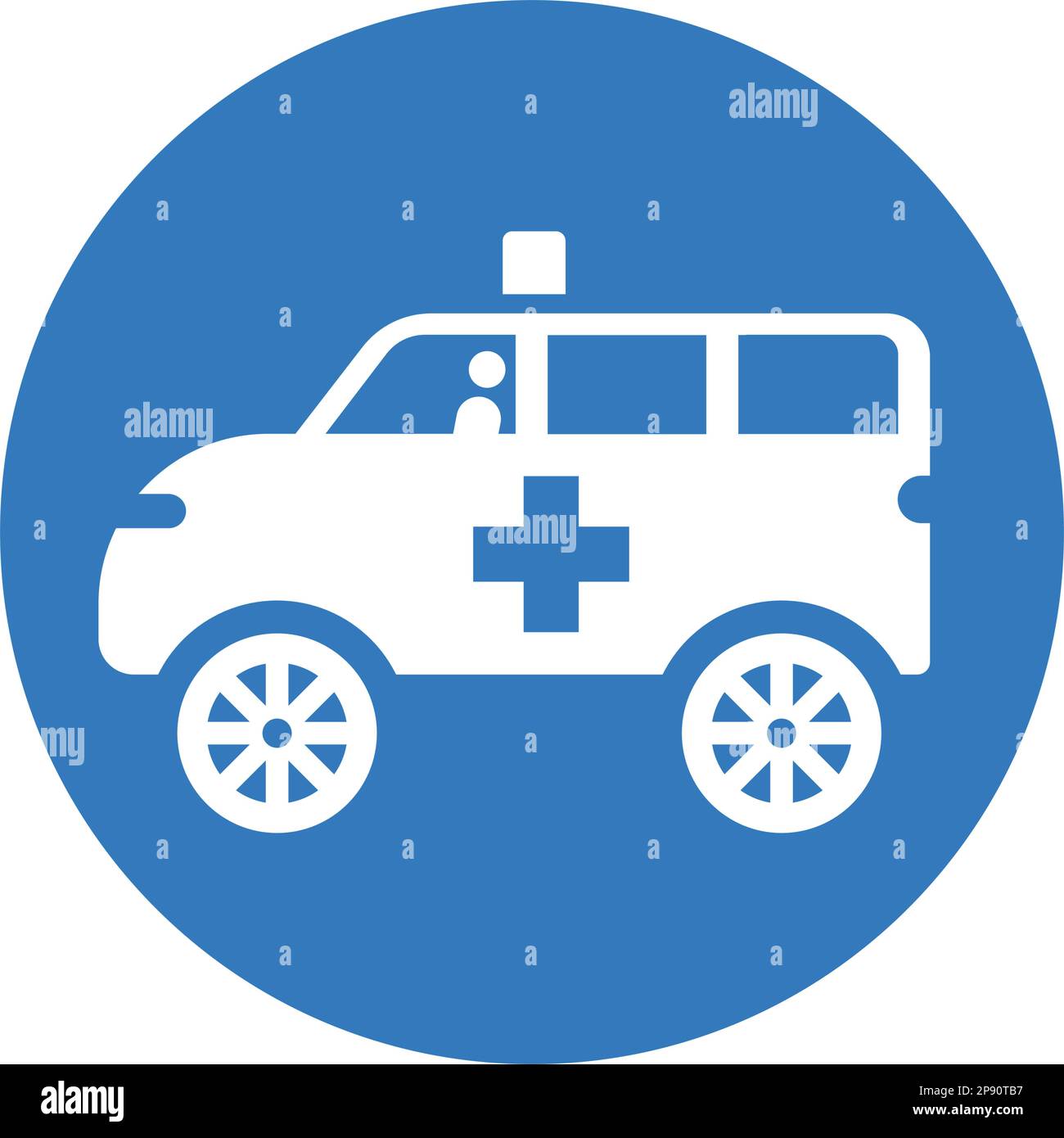 Medical car, Ambulance icon, vector graphics for various use Stock ...