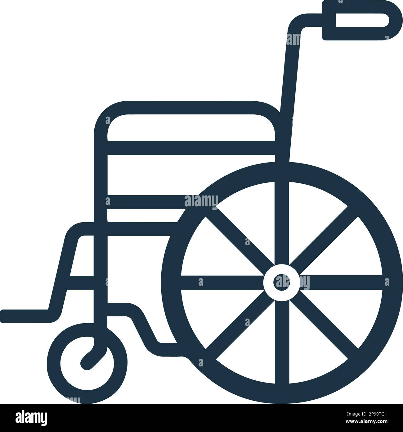 Wheelchair Icon. Beautiful design and fully editable vector for ...