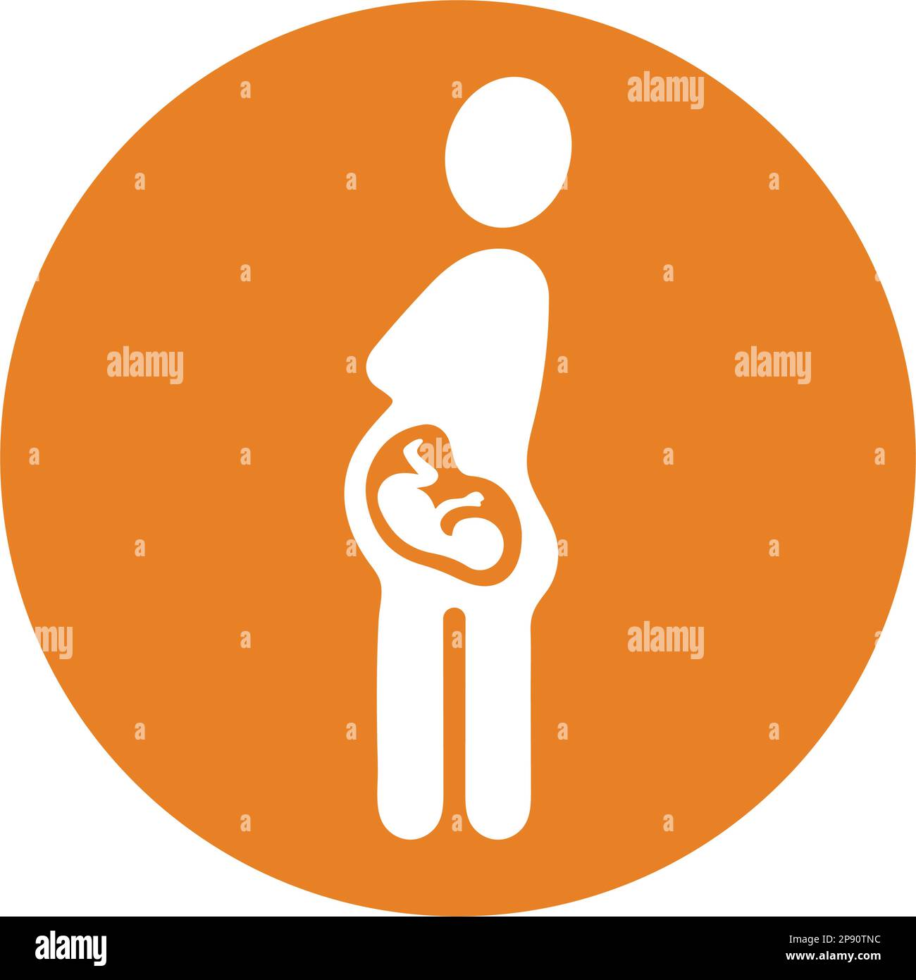 Obstetrics, pregnant icon / vector graphics. Beautiful design and fully ...