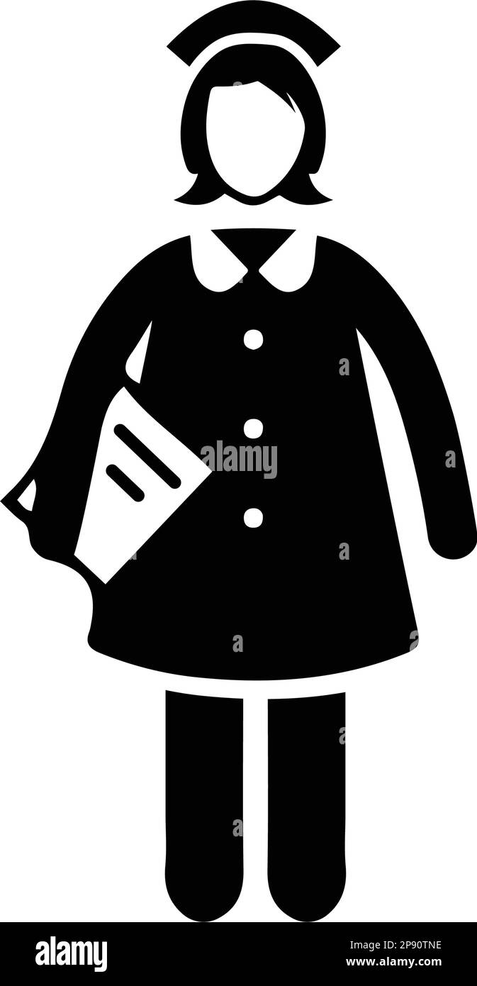 Female Doctor, Nurse Icon / Vector Graphics. Beautiful design and fully ...