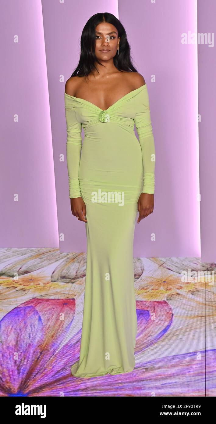 Hollywood, CA. March 9, 2023, Simone Ashley arriving at the Green Carpet Fashion Awards held at ...