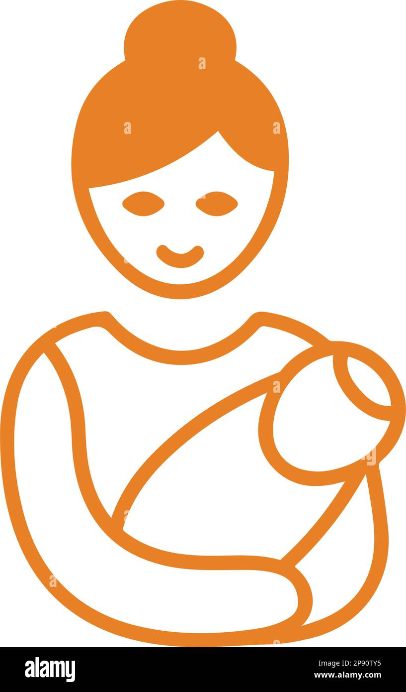 Postnatal Care & Support icon, vector graphics for various use Stock ...