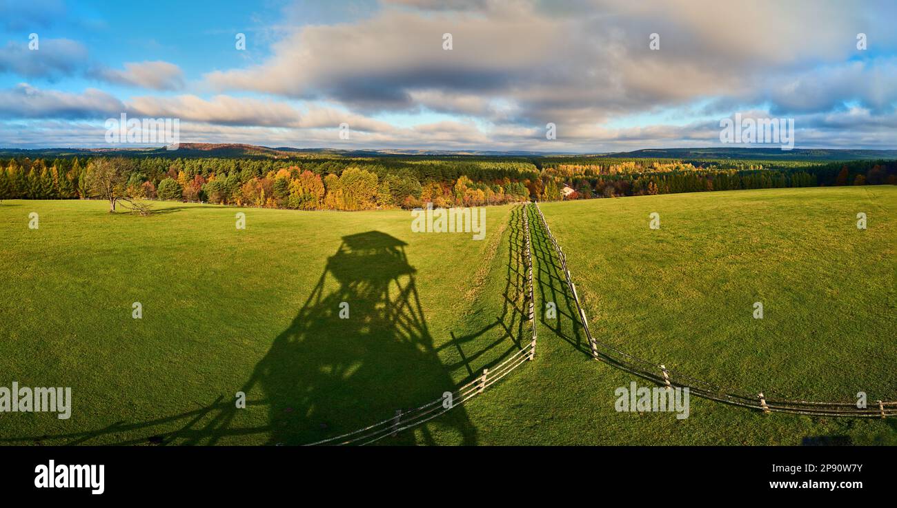 The landscape of Roztocze hills and forests is the most beautiful place ...