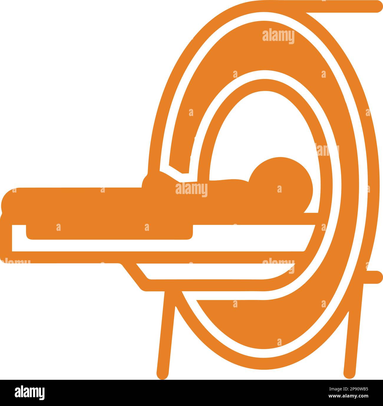 Mri scan Stock Vector Images - Alamy