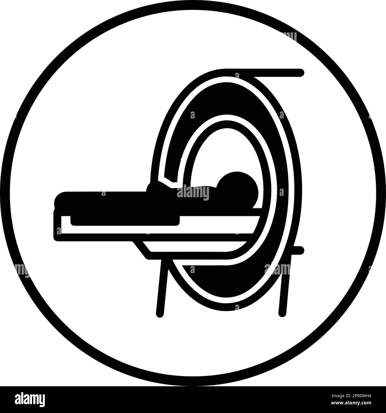 Ct mri brain scan Stock Vector Images - Alamy