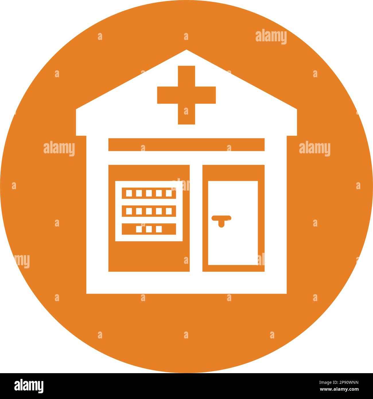 Medical shop, Pharmacy icon, vector graphics for various use Stock ...