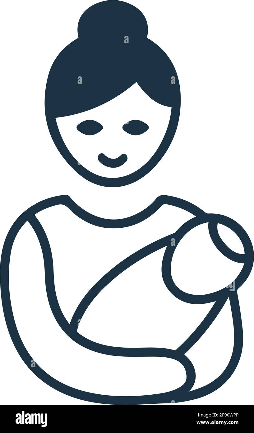 Postnatal Care & Support icon, vector graphics for various use Stock ...