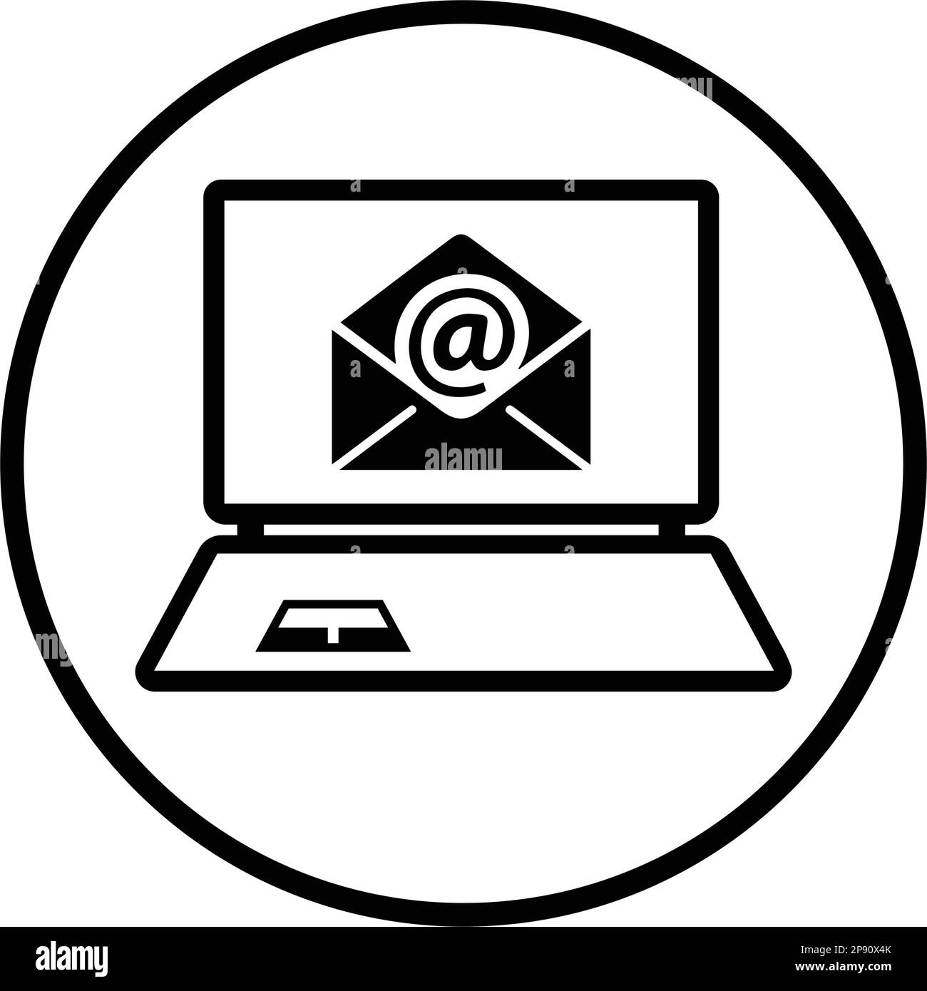 Email Inbox Mail Icon Vector Graphics For Various Use Stock Vector 0930