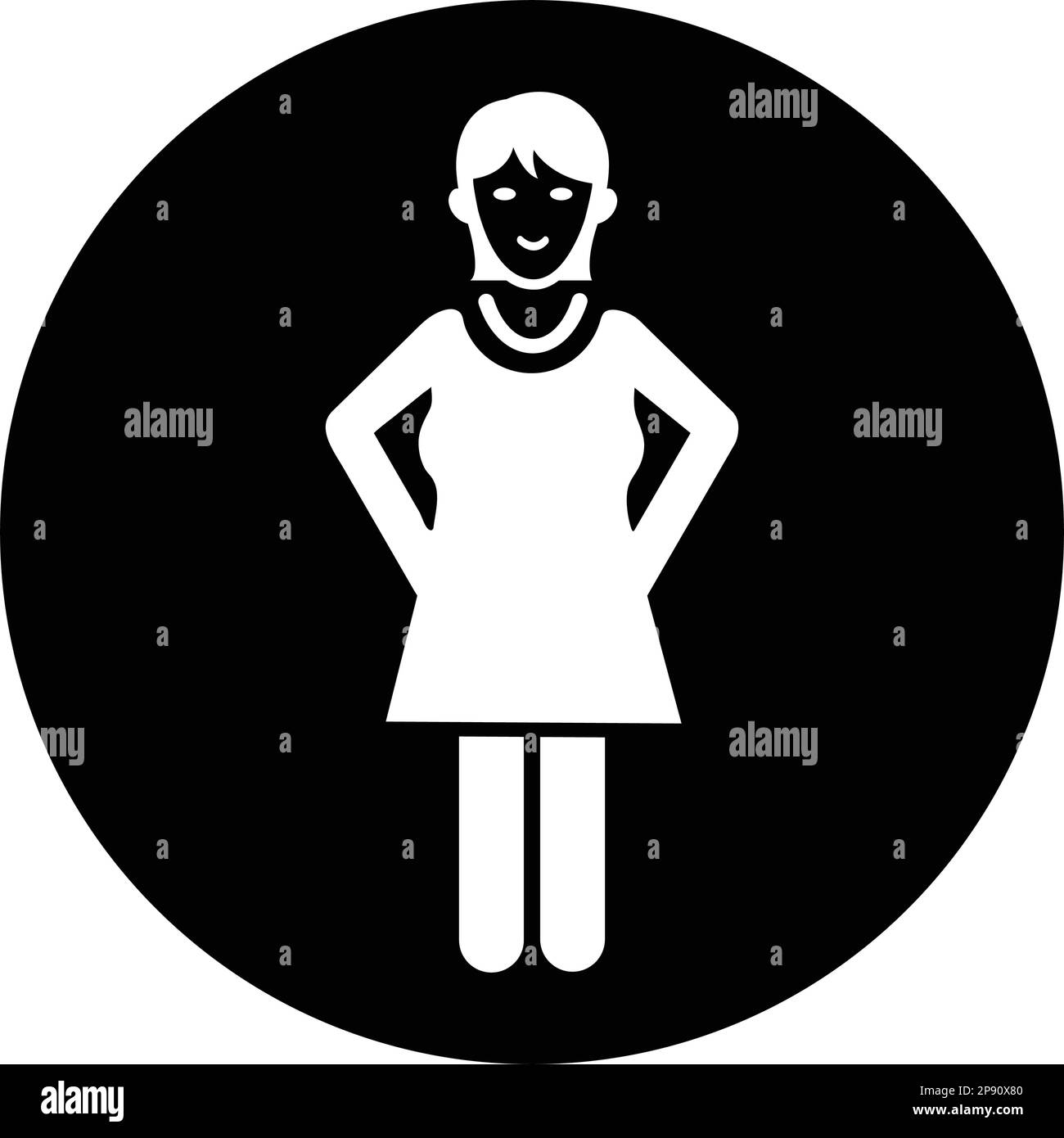 Women full body, Girl avatar icon, vector graphics for various use ...