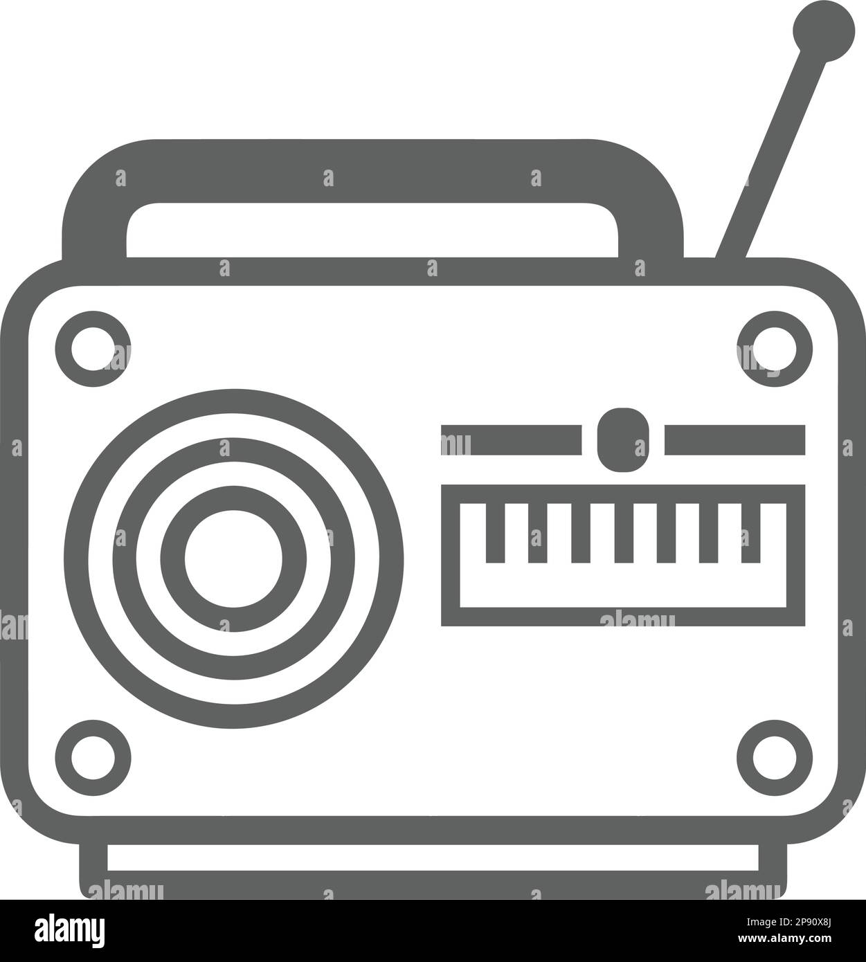 Radio icon Black and White Stock Photos & Images - Alamy