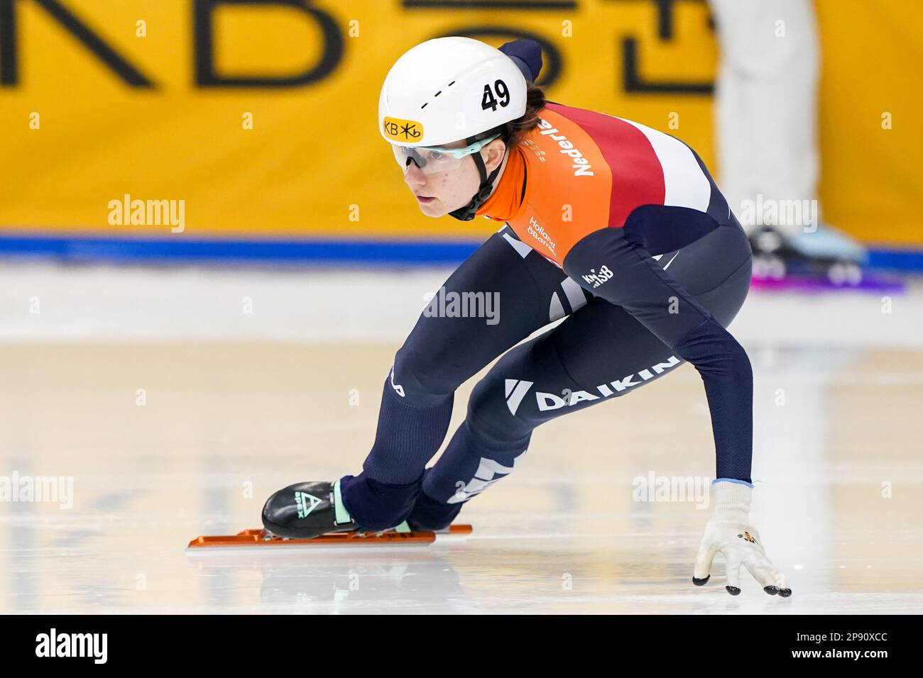 SEOUL, KOREA - MARCH 10: Selma Poutsma of the Netherlands competing on ...