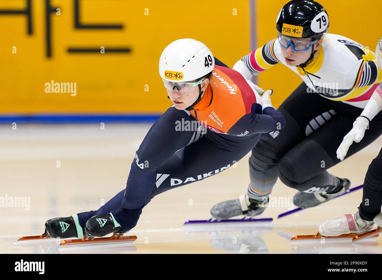 SEOUL, KOREA - MARCH 10: Selma Poutsma of the Netherlands competing on ...