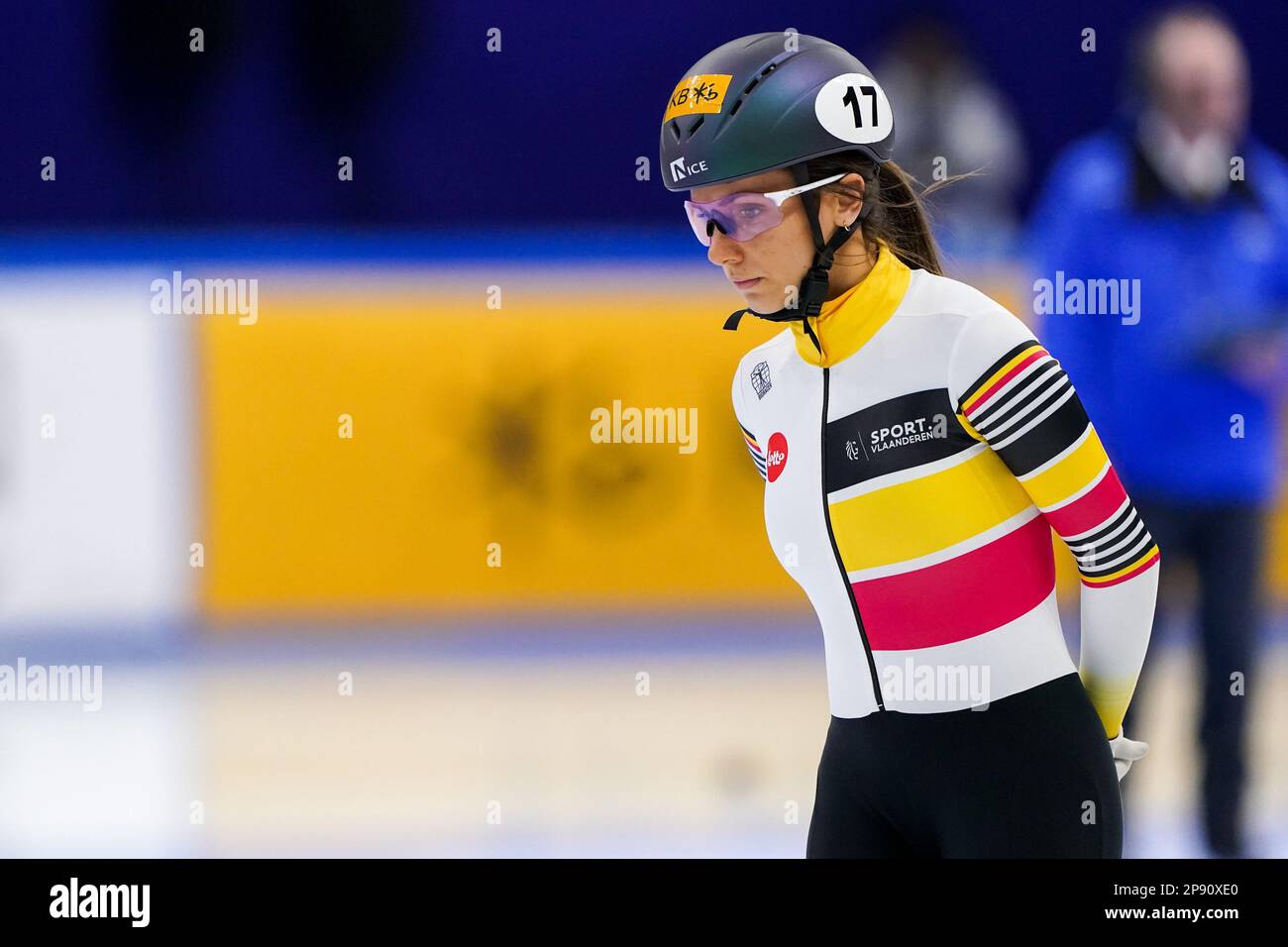 SEOUL, KOREA - MARCH 10: Hanne Desmet of Belgium competing on the Women ...
