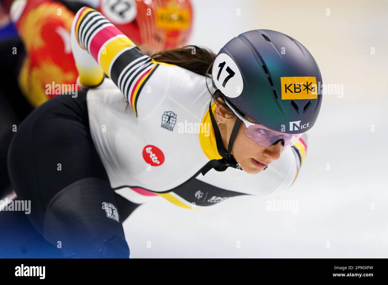 SEOUL, KOREA - MARCH 10: Hanne Desmet of Belgium competing on the Women ...