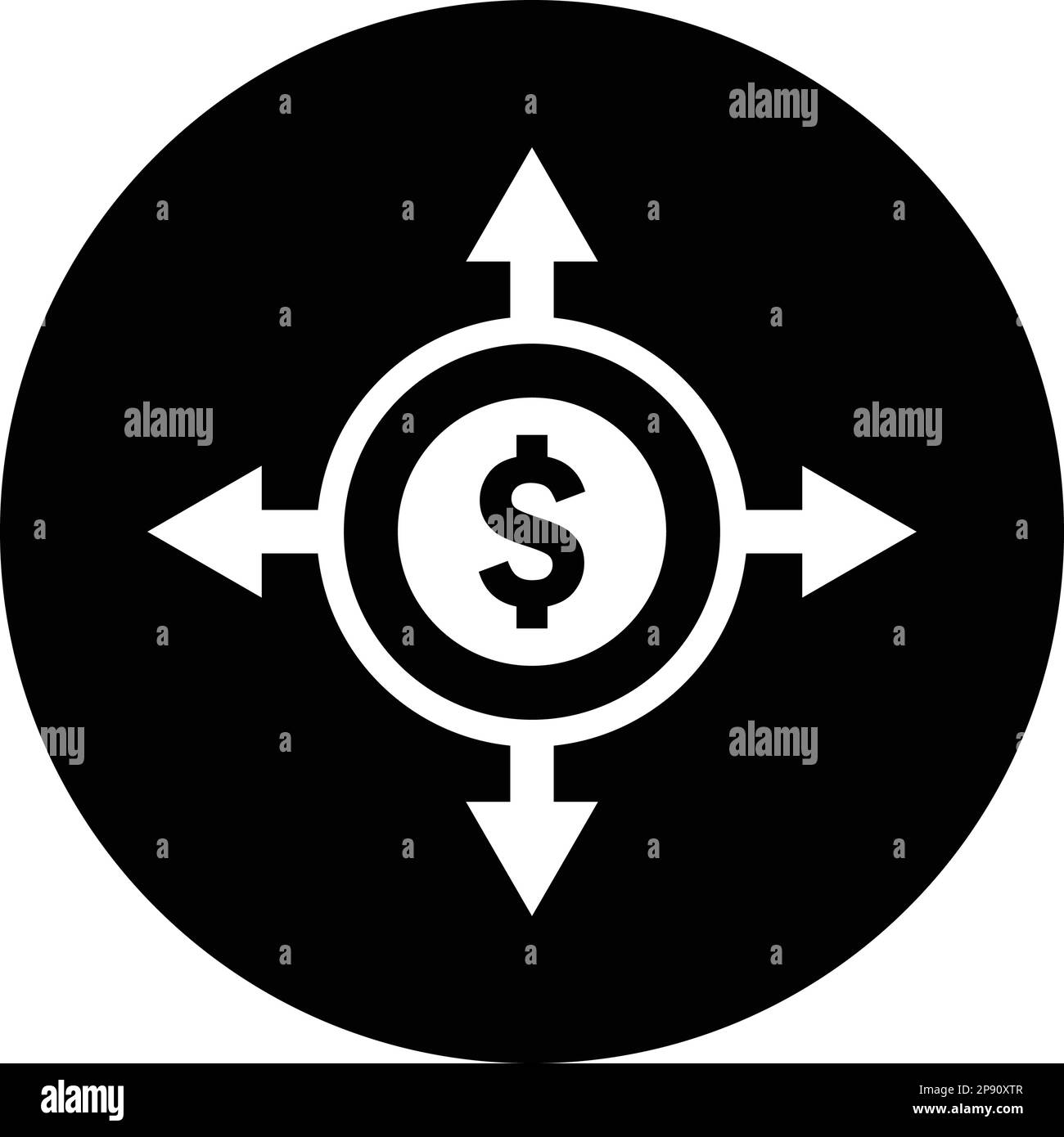 Money goals icon. Editable Vector EPS. Meticulously design and Well ...