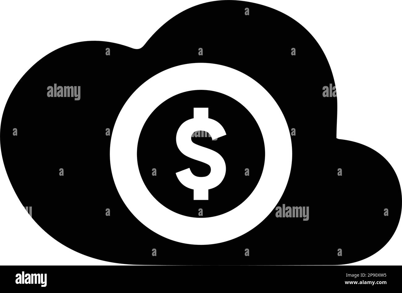 Money rain icon. Editable Vector EPS. Meticulously design and Well ...