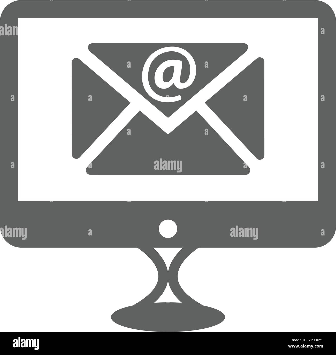 Email contact, mail inbox icon. Beautiful design and fully editable ...