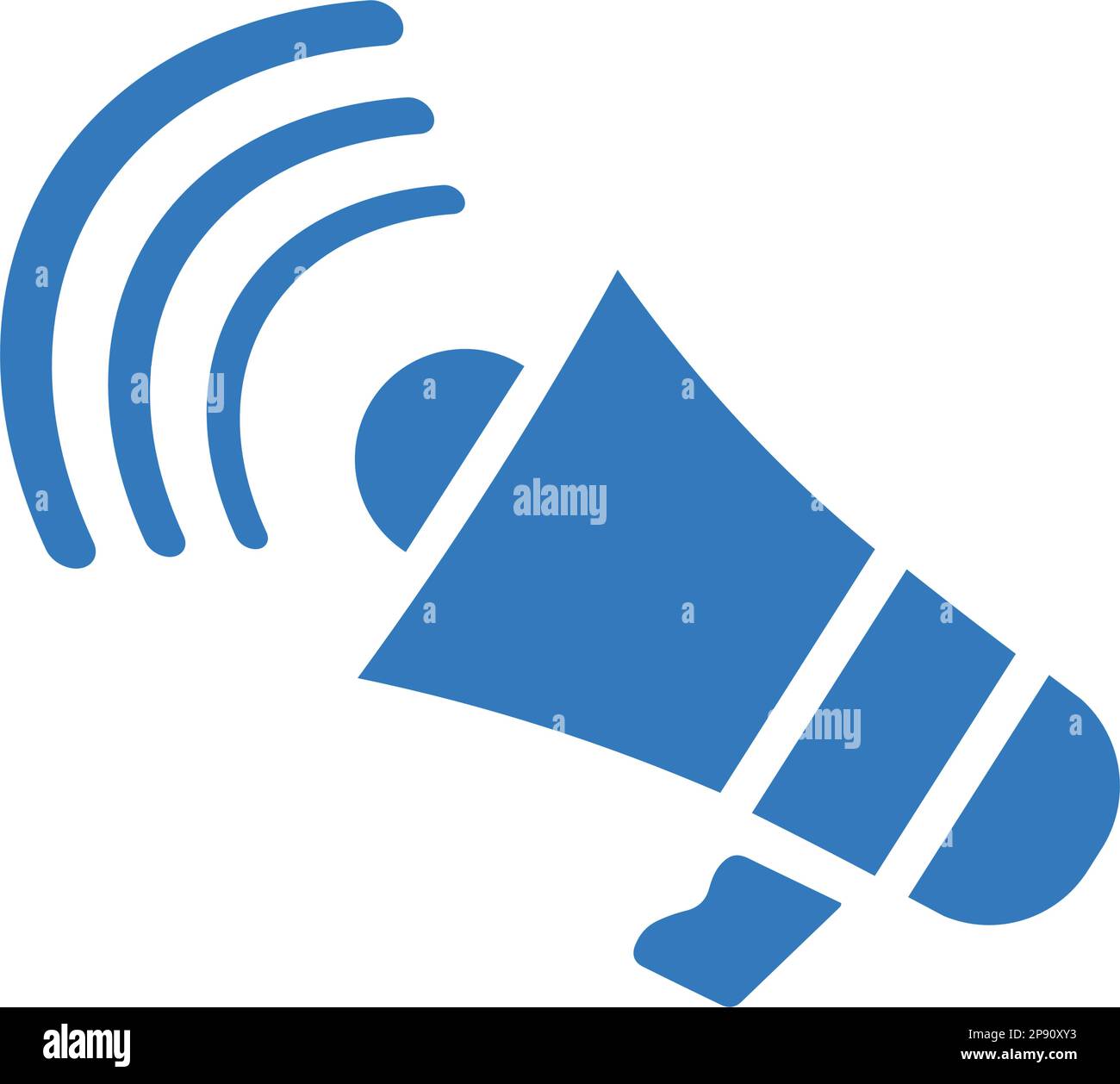 Bullhorn, miking icon. Beautiful, meticulously designed icon. Well ...