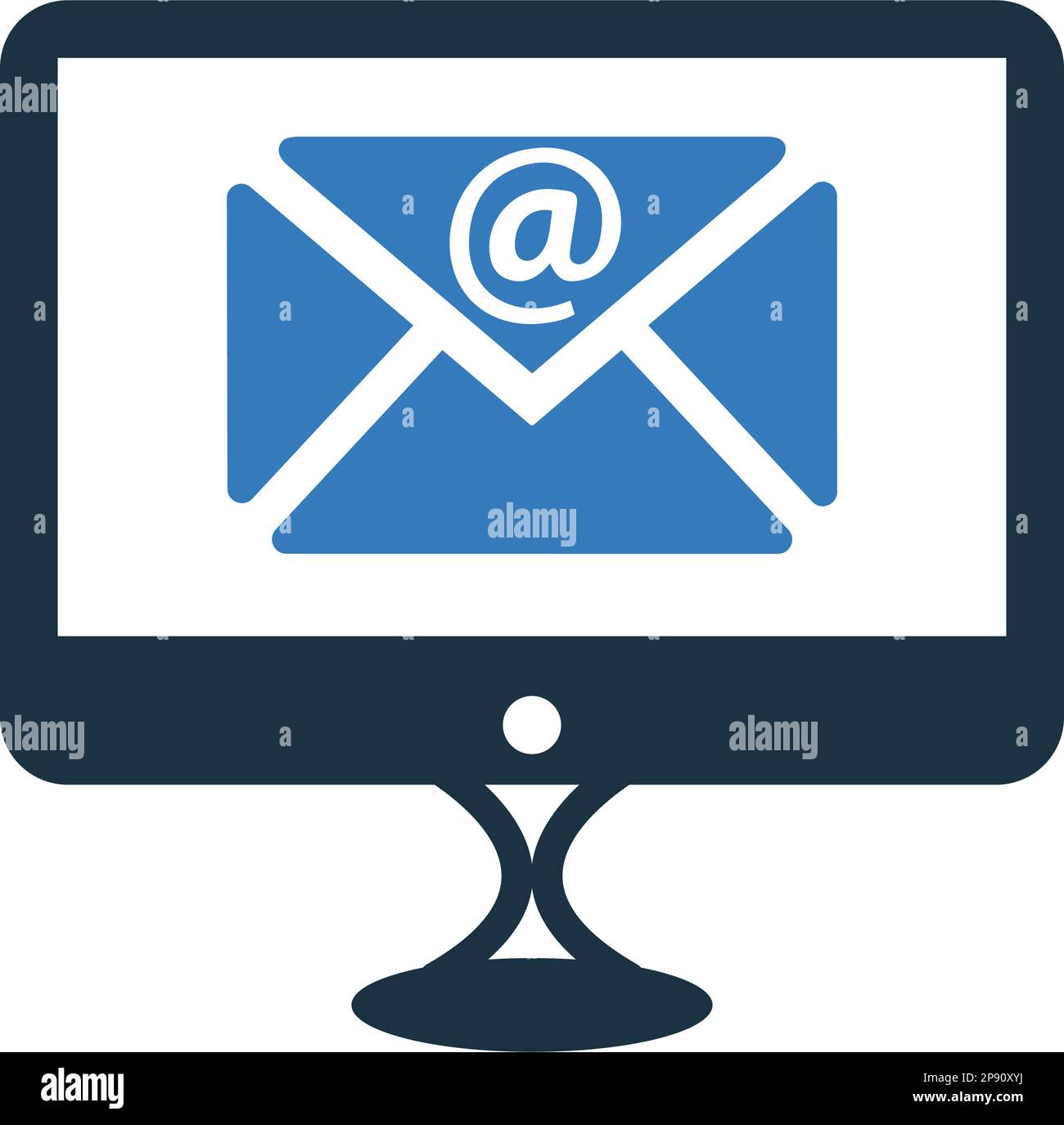 Email contact, mail inbox icon. Beautiful design and fully editable ...