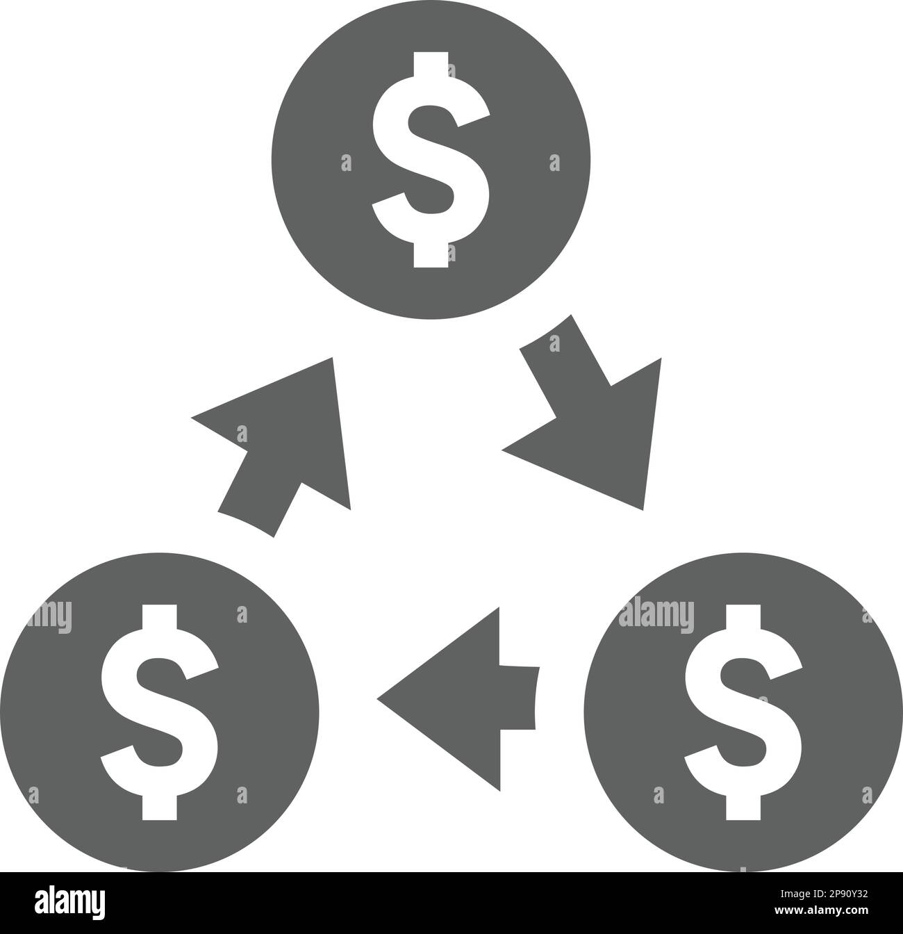 Money recycle icon. Editable Vector EPS. Meticulously design and Well ...