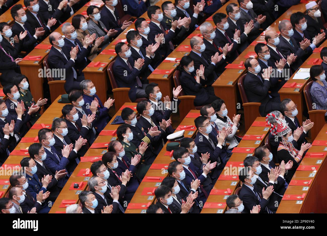 Beijing, China. 10th Mar, 2023. The third plenary meeting of the first ...