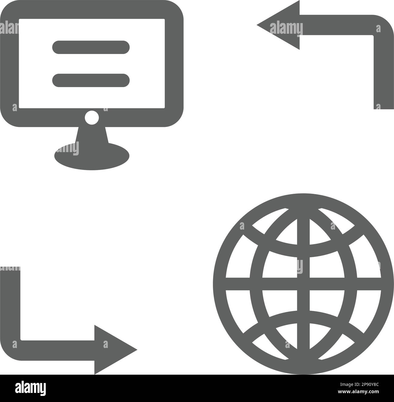 Web connectivity icon. Editable Vector EPS. Meticulously design and ...