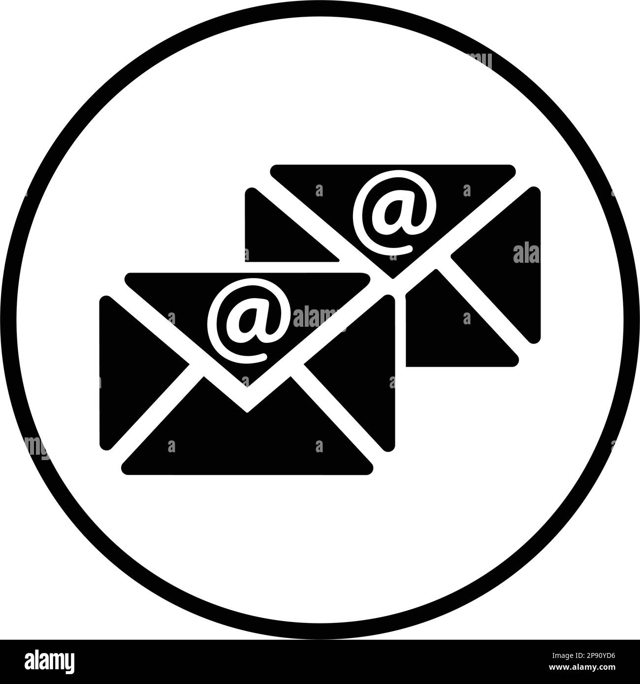 E-mail marketing, message icon. Beautiful design and fully editable ...
