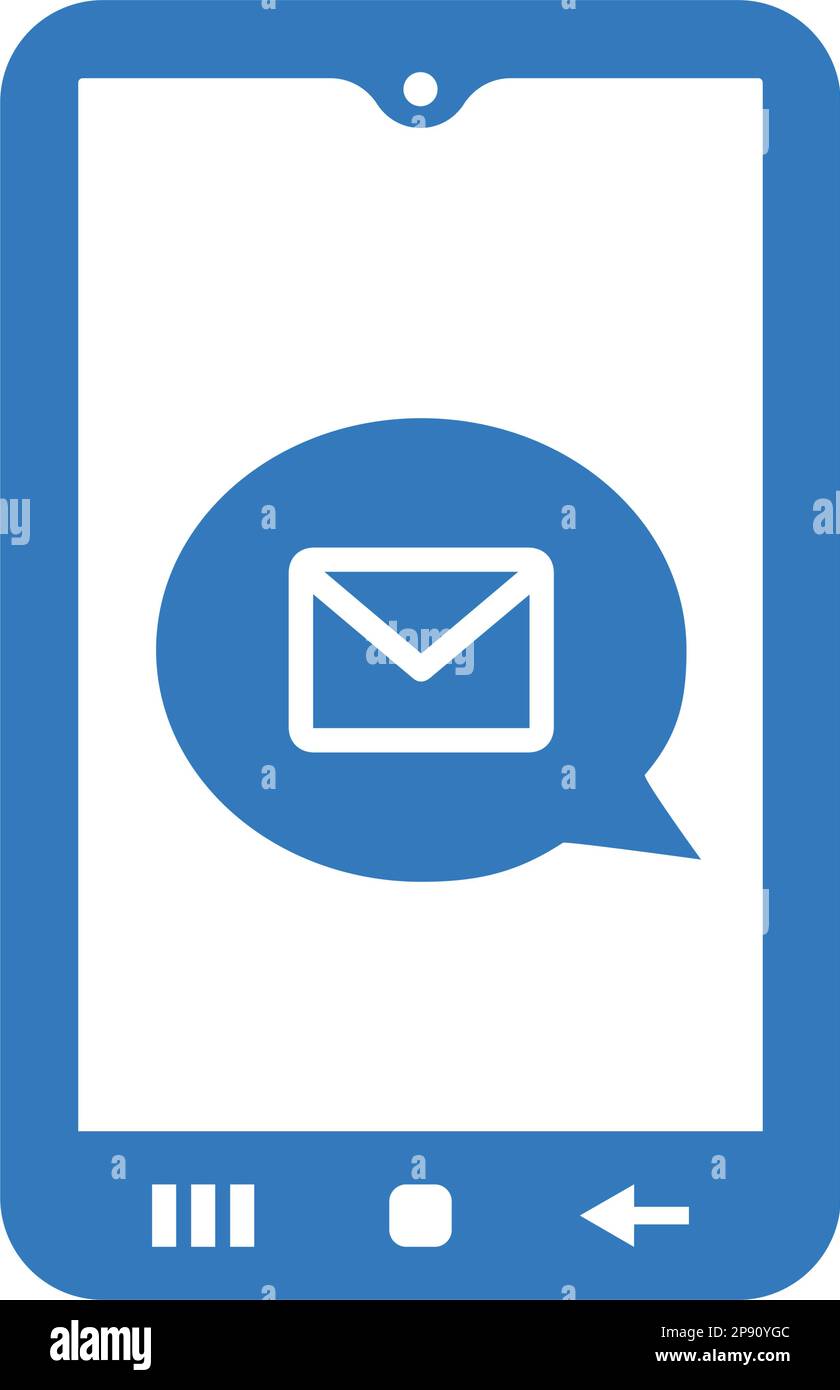 Message, phone, SMS icon, vector graphics for various use Stock Vector ...