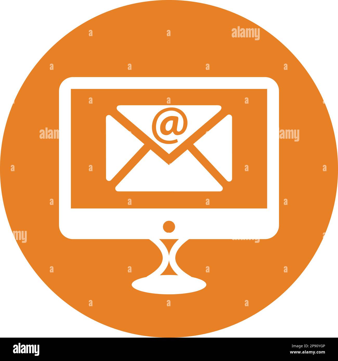 Email contact, mail inbox icon. Beautiful design and fully editable ...