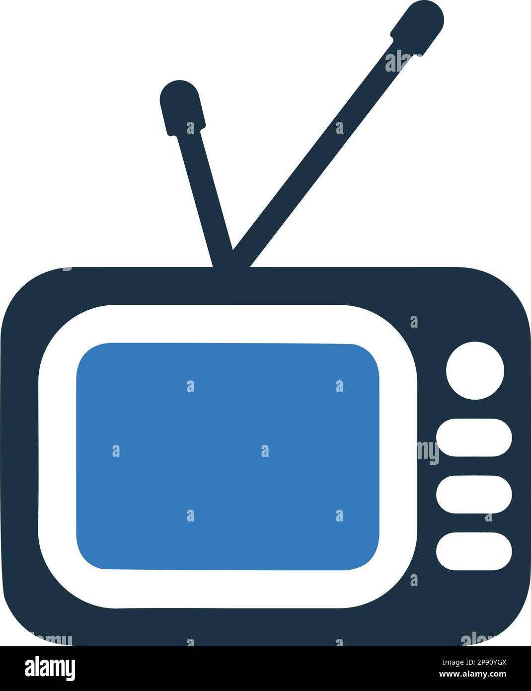 Entertainment, television, TV icon. Beautiful, meticulously designed ...