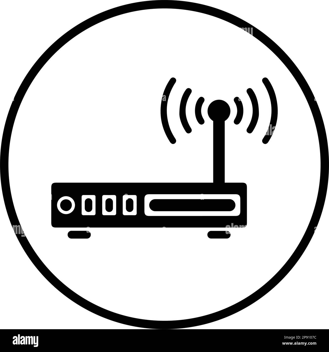 Internet, WiFi router icon, vector graphics for various use Stock ...