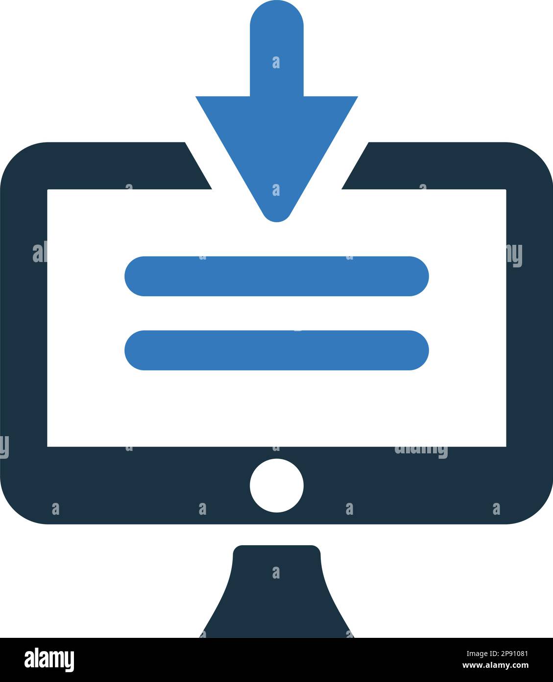 Landing page icon. Using in print, web, design projects or any type of ...